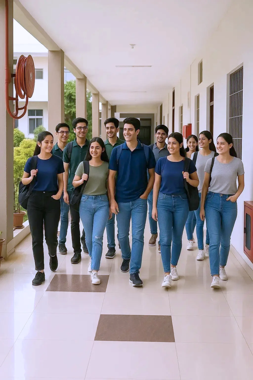 ISBM University students enjoying campus environment in Chhattisgarh